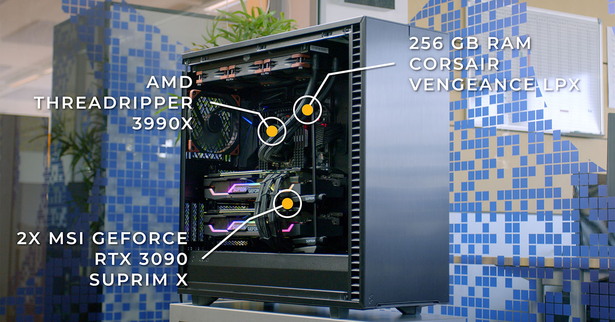 techbold Custom Workstation: AMD Threadripper, 2x RTX 3090 Suprim X