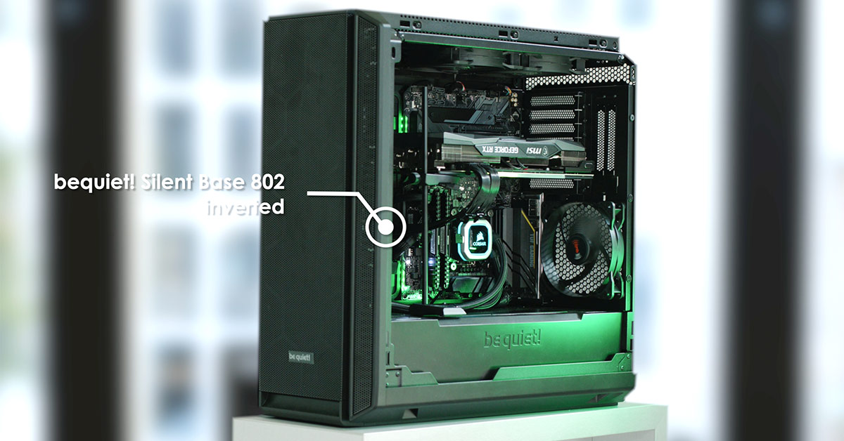 Custom Gaming PC mit Inverted ATX Gehäuse | techbold